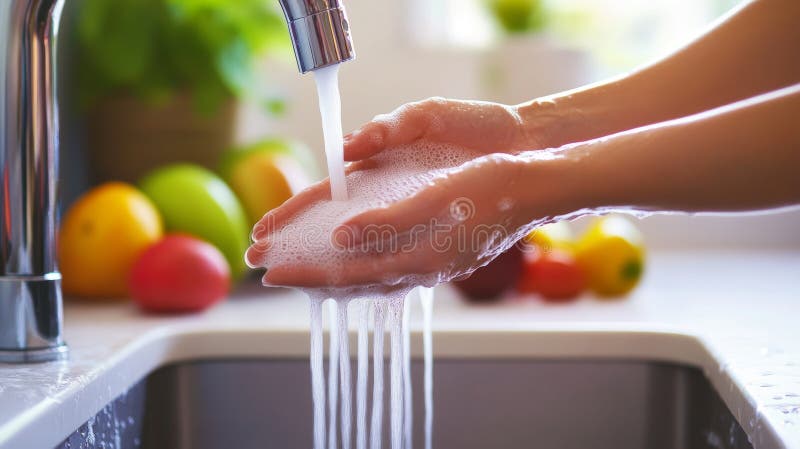 Diverse Individuals Practicing Hand Hygiene in Various Domestic and ...