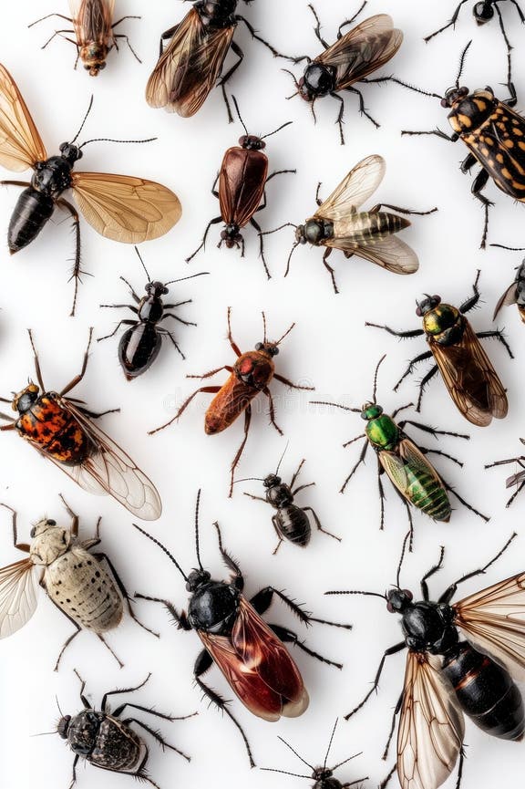 Diverse Insects Showcase Various Species, Sizes, and Colors. Ideal for ...