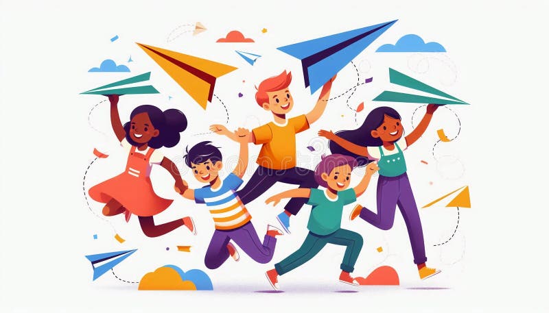 Airplanes Teamwork Stock Illustrations – 526 Airplanes Teamwork Stock ...