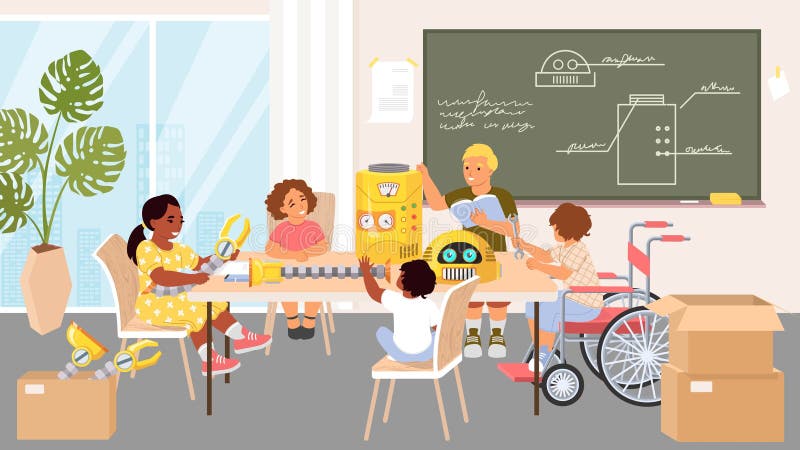 Group Project Kids Stock Illustrations – 532 Group Project Kids Stock ...