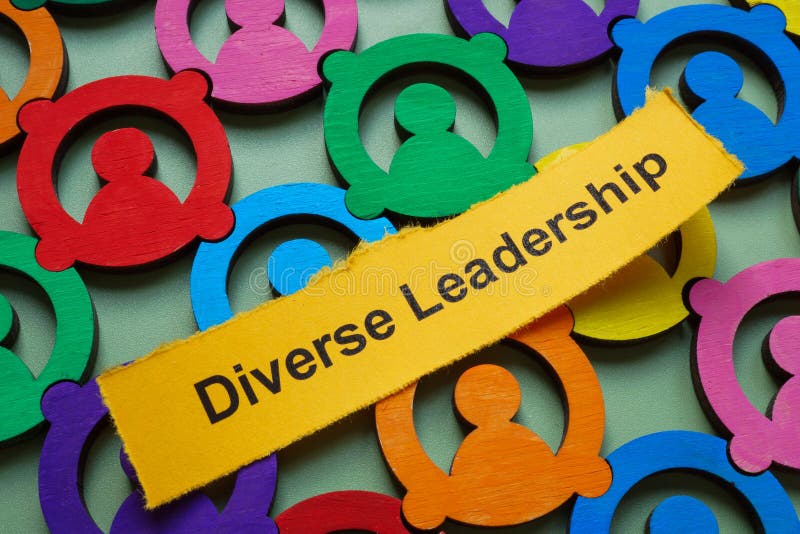 Diverse Leadership on Colorful Figures. Inclusion and Empowerment ...