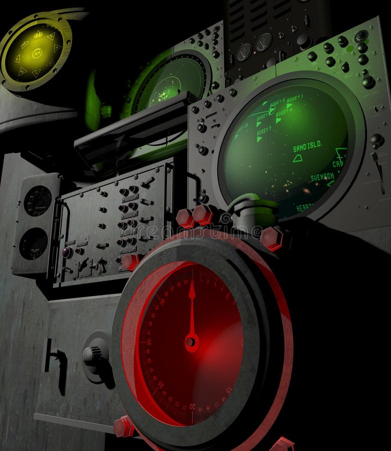 Diverse Management Controls Stock Illustration - Illustration of panels ...