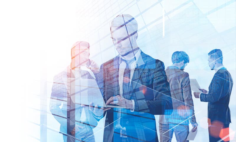 Diverse Manager Team, Skyscraper Stock Photo - Image of businesspeople ...