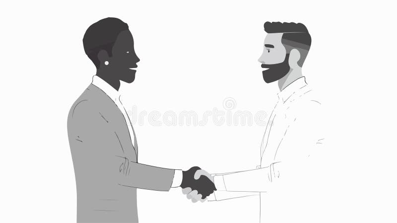 Diverse Multicultural Partnership Handshake of Black and White Hands ...