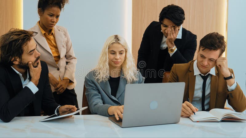 Overwhelming Task and Hardship in Ornamented Office Workplace. Stock ...