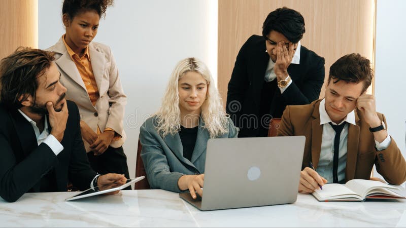 Overwhelming Task and Hardship in Ornamented Office Workplace. Stock ...