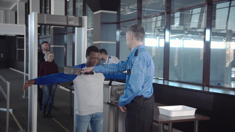 Security Guards Watching the Surveillance Cameras Stock Photo - Image ...