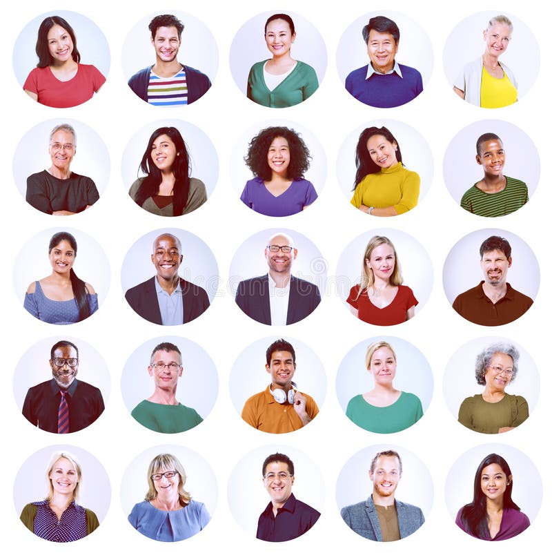 Diverse People Multi Ethnic Variation Casual Concept Stock Photo ...