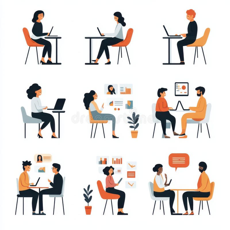 Diverse People Working Collaborating on Projects Teamwork Technology ...