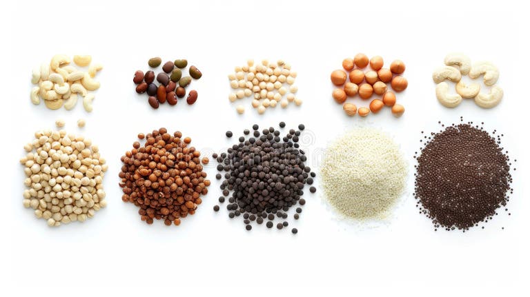 Diverse Plant Based Protein Sources a Realistic Display of Assorted ...