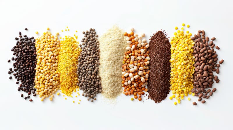 Diverse Plant Based Protein Sources a Realistic Display of Assorted ...