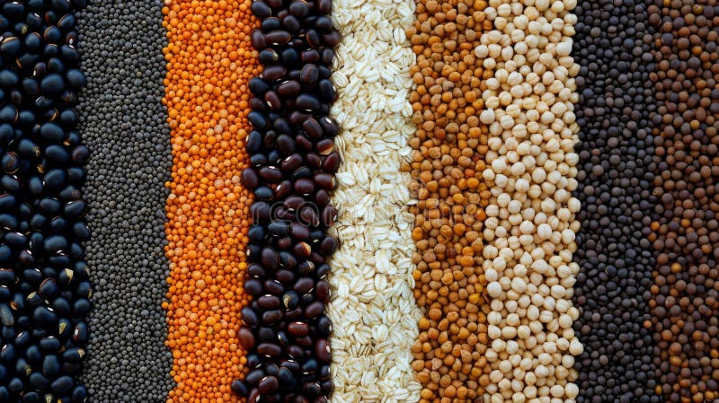 Diverse Plant Based Protein Sources a Realistic Display of Assorted ...