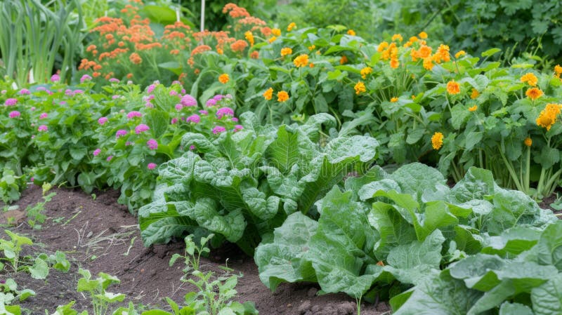 Diverse Plant Filled a Garden Stock Photo - Image of environment ...