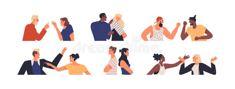 Heated Discussion Clipart