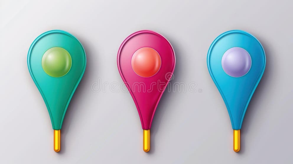 A Diverse Set of Map Pointers, Perfect for Marking Locations with Style ...