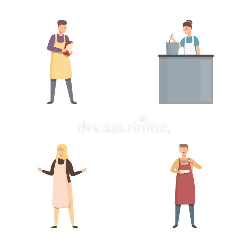 Diverse Set of People Performing Various Professions Stock Vector ...