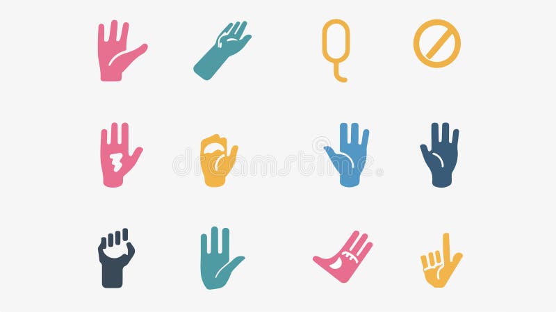 Diverse Sign Language Icon for Disability Inclusion and Communication ...