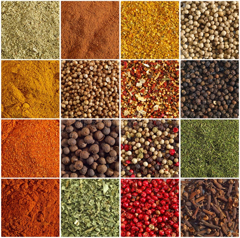 Diverse soorten kruiden stock afbeelding. Image of achtergrond - 49674575