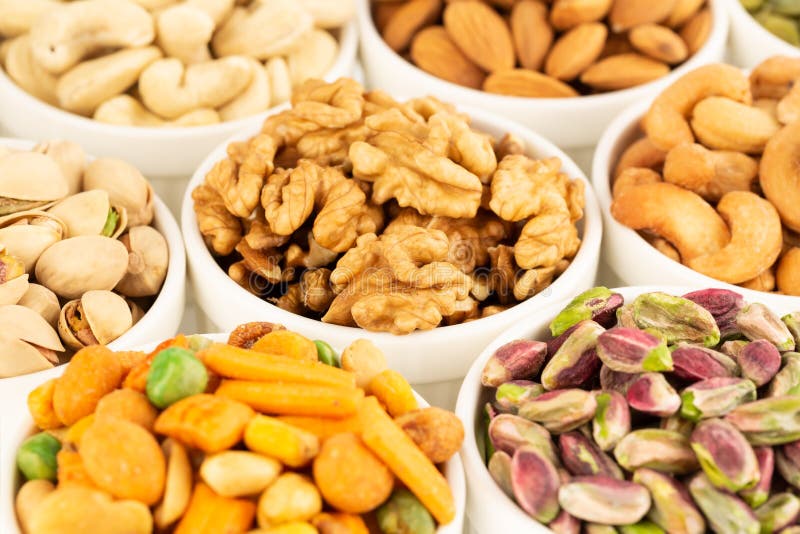 Diverse Soorten Noten En Zaden Stock Foto - Image of assortiment ...