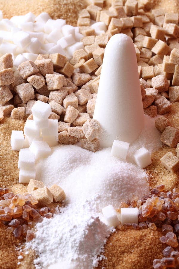 Diverse soorten suiker stock foto. Image of suikergoed - 19300916
