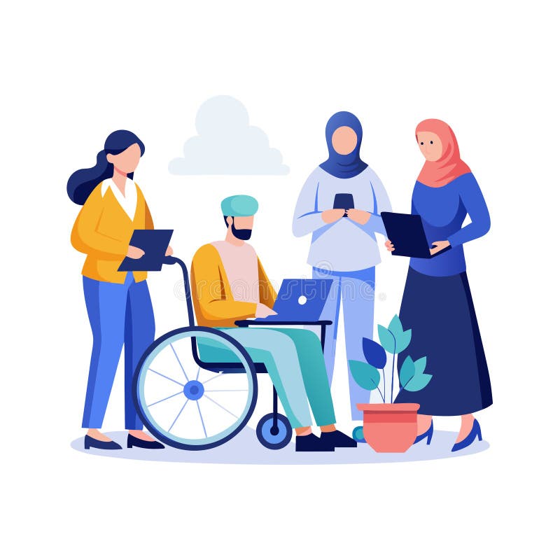 Inclusive Workplace Stock Illustrations – 2,069 Inclusive Workplace ...