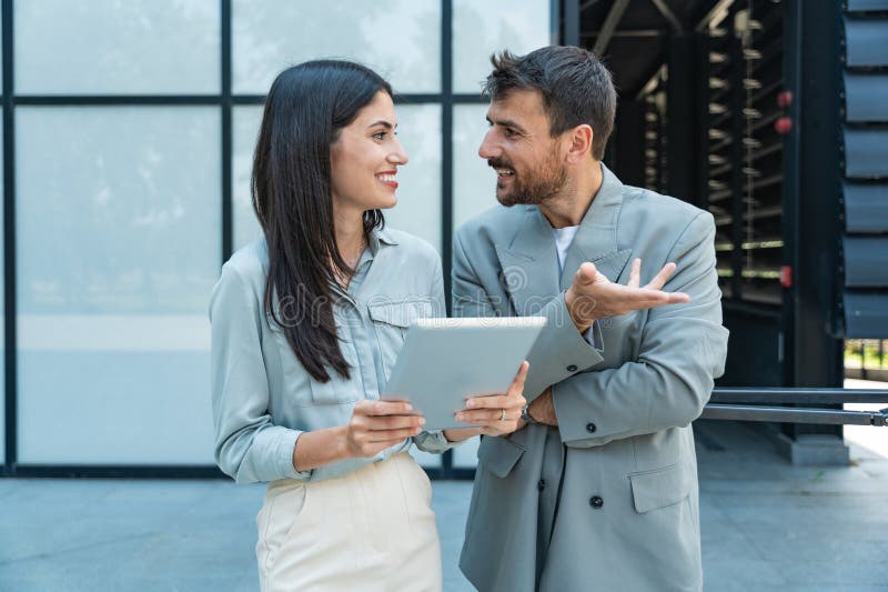 Diverse Team of Corporate Professionals in Formal Attire Collaborating ...