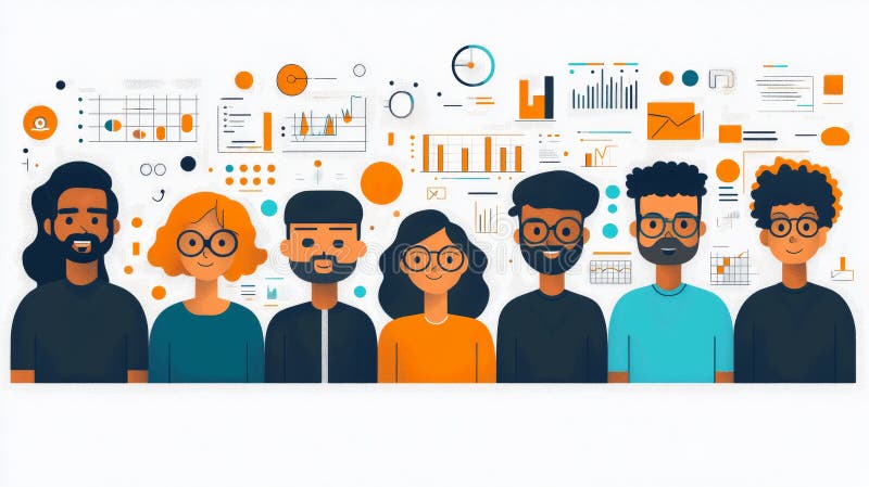 Diverse Team Data Analytics Business Charts Background Stock Photos ...