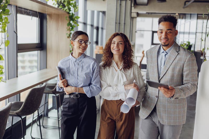 A Diverse Team Engaging in Collaboration within a Progressive and ...