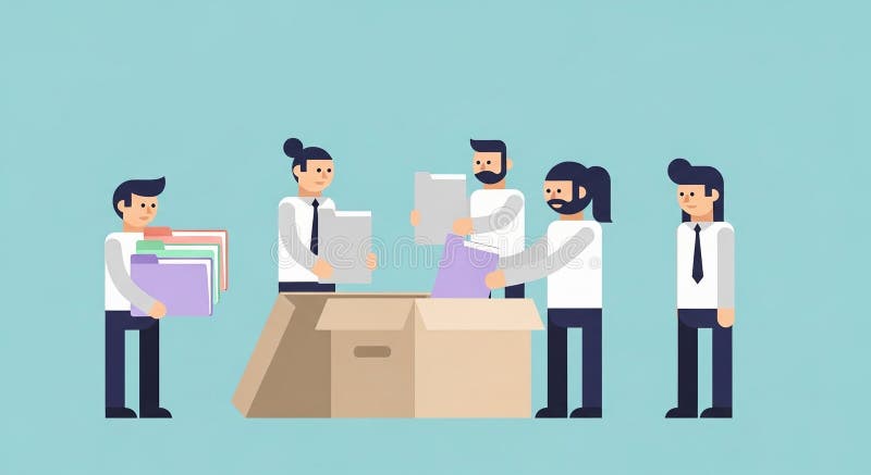 Archiving Documents Stock Illustrations – 1,223 Archiving Documents ...