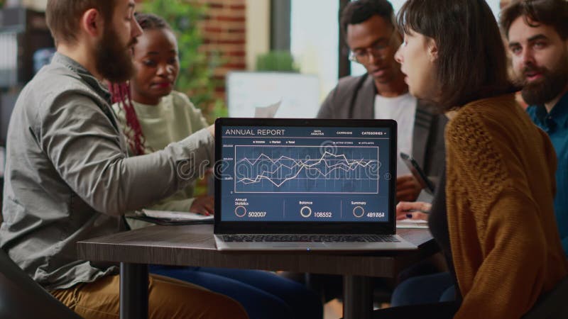 Diverse Team of People Working with Research Analysis Stock Footage ...