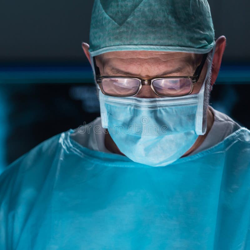 Team of Medical Doctors Performs Surgical Operation in Modern Operating ...