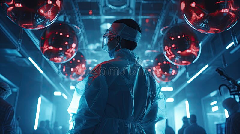 Diverse Team of Professional Medical Surgeons Perform Surgery in the ...