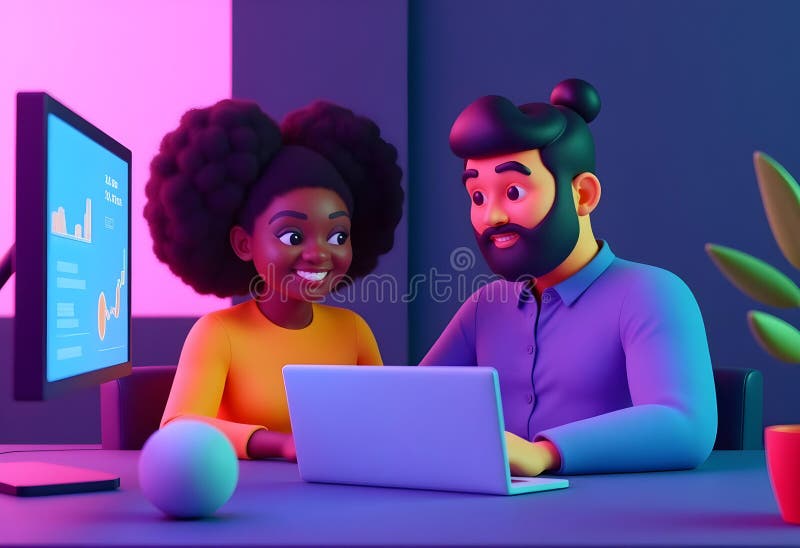 Diverse Team of Professionals Collaborates on Project, Showcasing ...