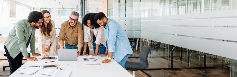 The Diverse Team of Professionals Engage in a Dynamic Exchange of Ideas ...