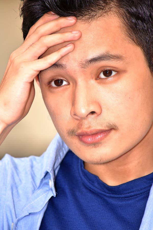 Diverse Teen Boy and Stress Stock Image - Image of stressed, anxious ...