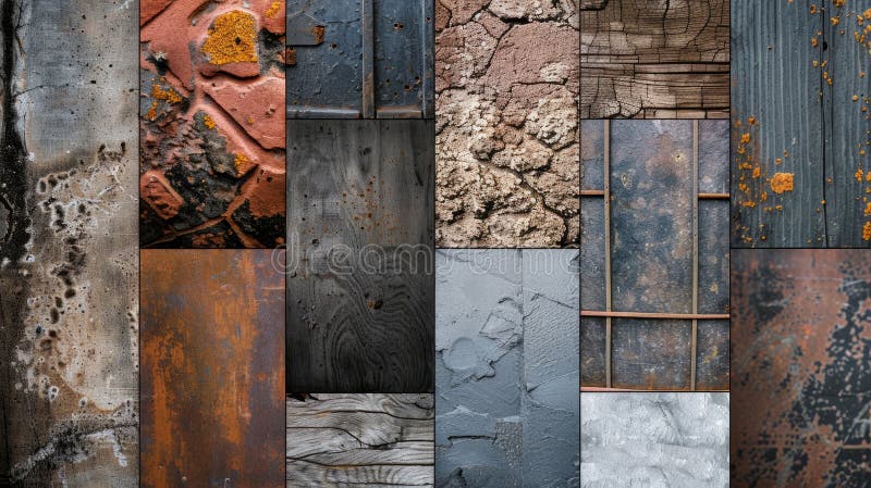 Diverse Textures and Materials Displayed in Natural Light Stock Photo ...
