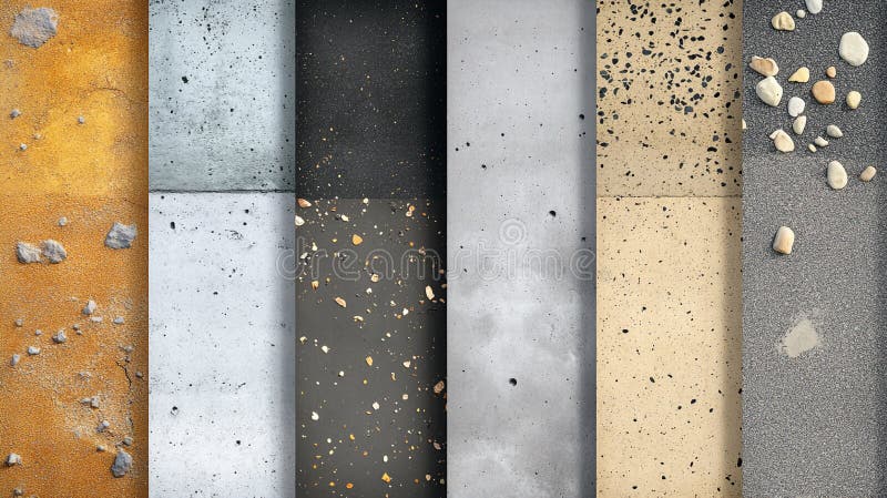 Diverse Textures of Natural Surfaces Arranged in a Visually Appealing ...