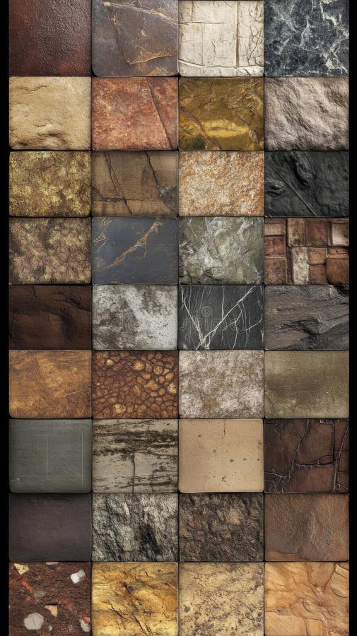 Diverse Textures, Natural and Synthetic Patterns Collection. Creative ...