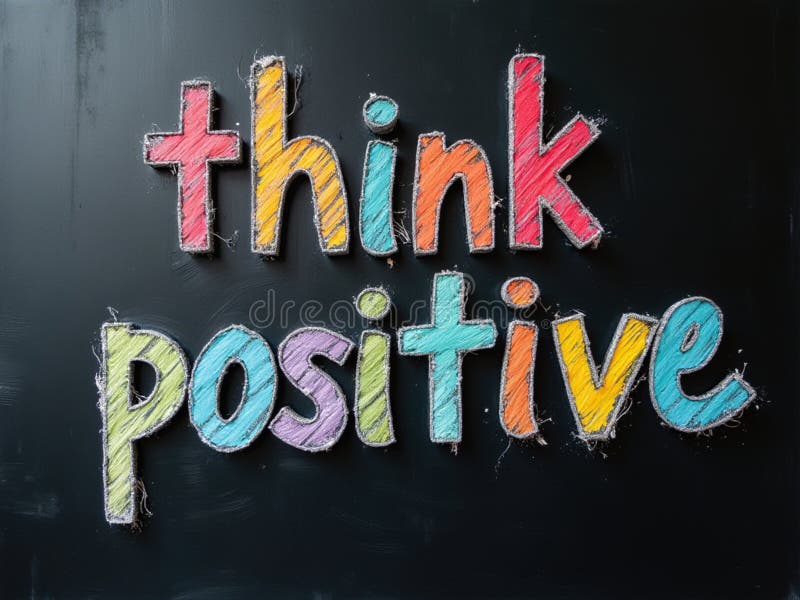 Diverse Think Different Motto on Chalkboard Stock Illustration ...