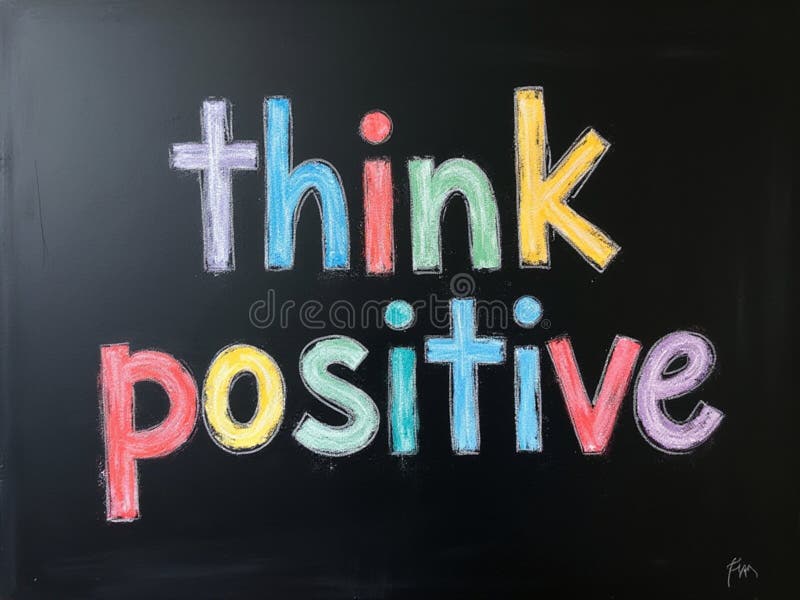 Diverse Think Different Motto on Chalkboard Stock Illustration ...