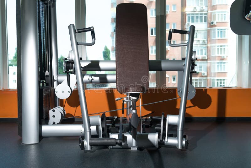 Diverse Training Equipment at the Gym Room Stock Photo - Image of ...