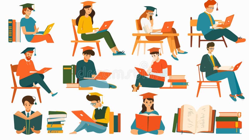 Diverse University Students Embracing Campus Life for Learners Study ...