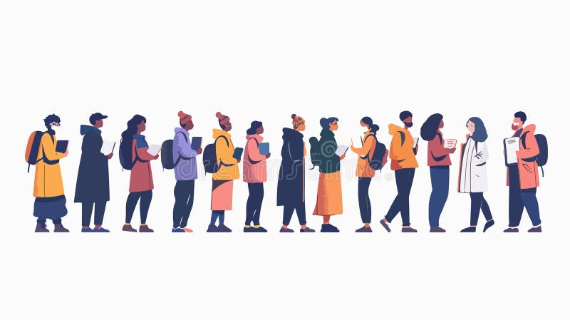 Diverse University Students Stock Illustrations – 1,564 Diverse ...