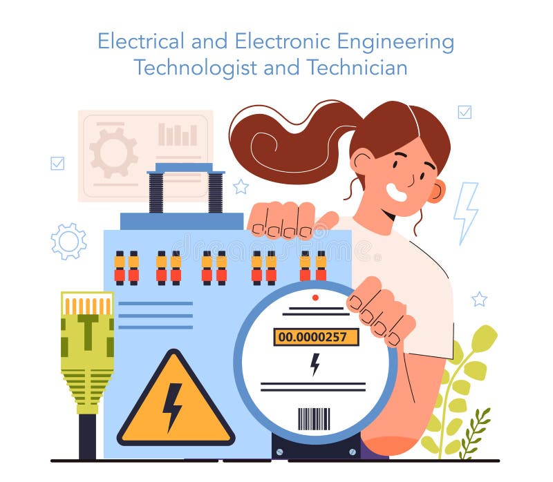 Diverse Women in Engineer Technology. Female Electrical Engineer Stock ...