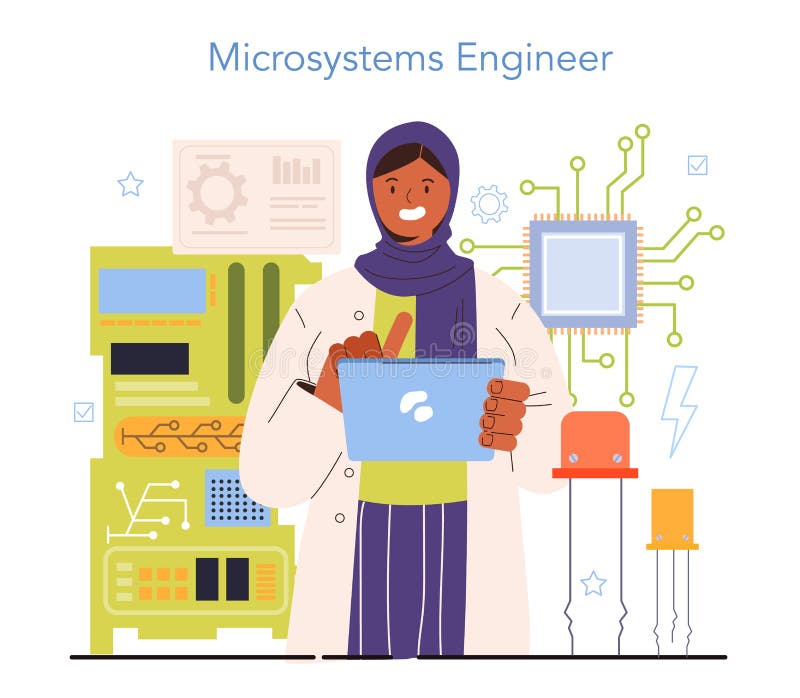 Mechanical Engineer Women Stock Illustrations – 126 Mechanical Engineer ...