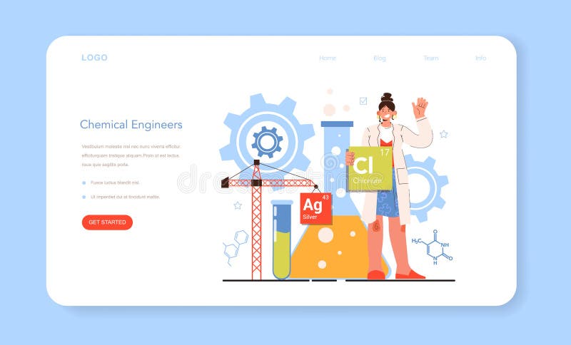 Female Chemical Engineer Lab Stock Illustrations – 60 Female Chemical ...