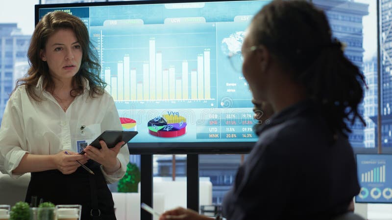 Diverse Work Team Collaborating on Project Management Tasks Stock Image - Image of teamwork ...