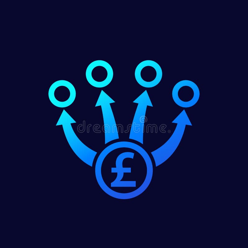 Diversification Vector Icon on White Stock Vector - Illustration of ...
