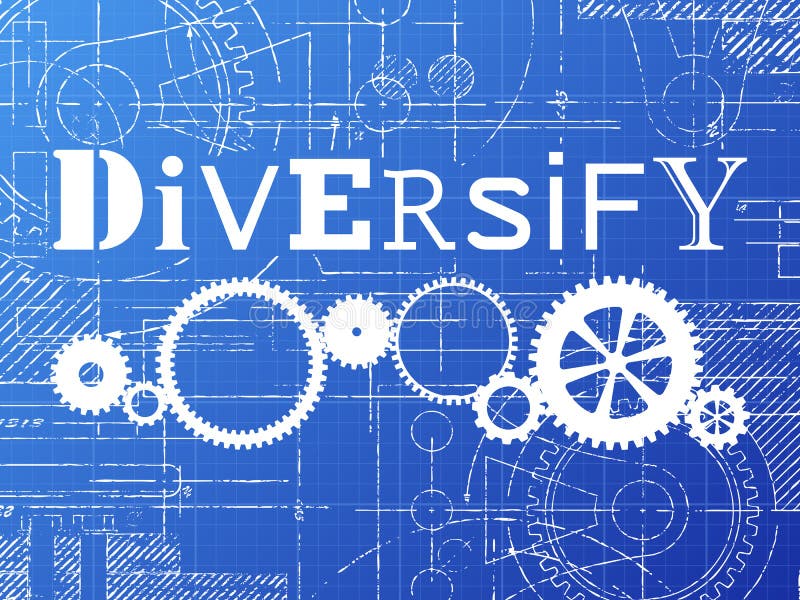 Diversification Technical Word Stock Vector - Illustration of creative ...