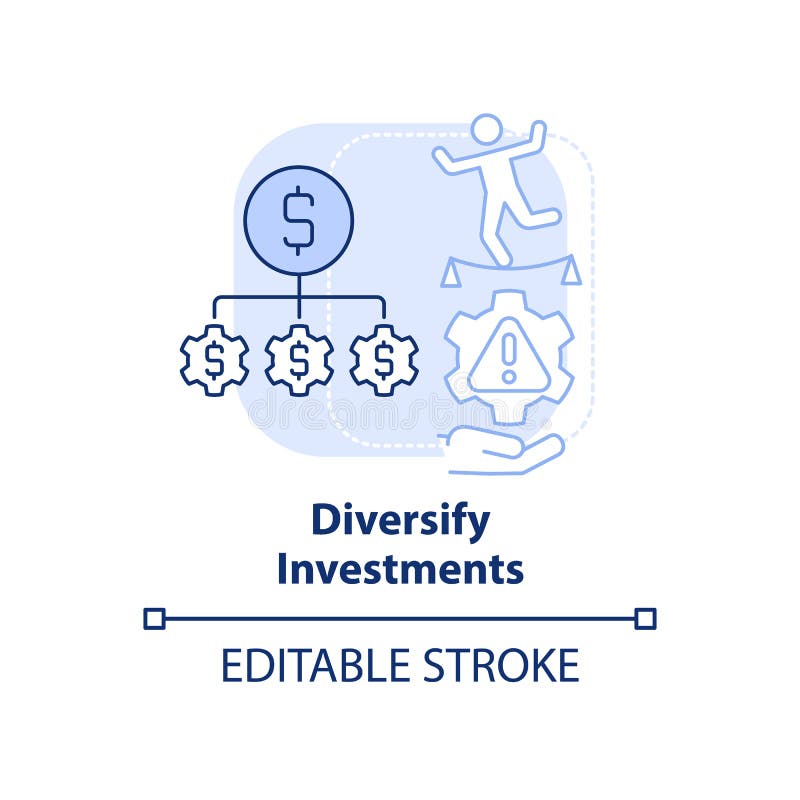 Diversify Investments Light Blue Concept Icon Stock Vector ... Diversify Investments Light Blue Concept Icon Stock Vector ...